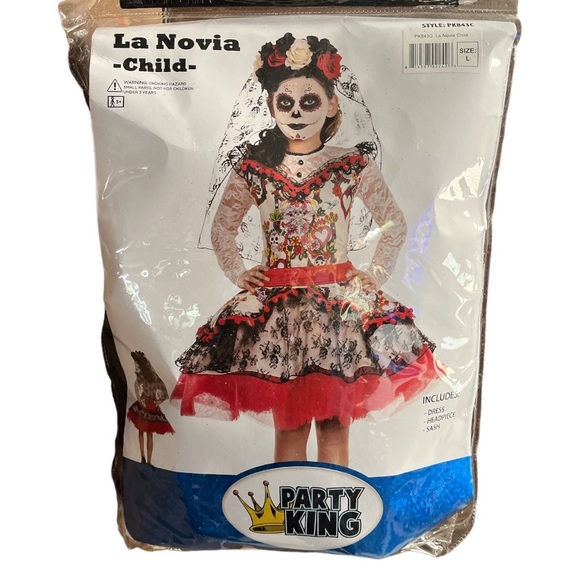 Yandy | Costumes | Yandy Party King La Novia Child Day Of The Dead ...